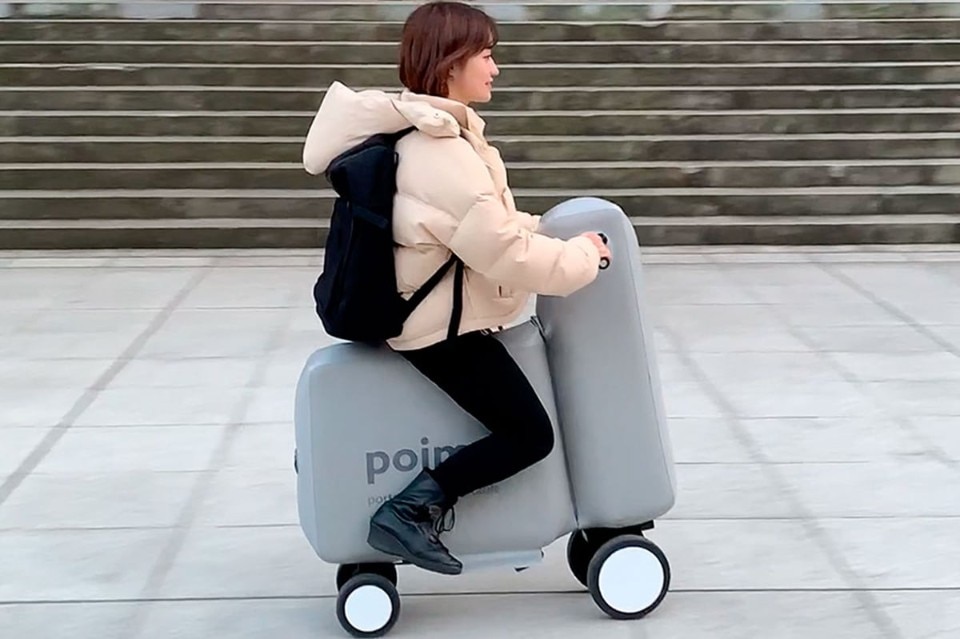 Poimo, the inflatable electric scooter that can be stored in a backpack - Domus